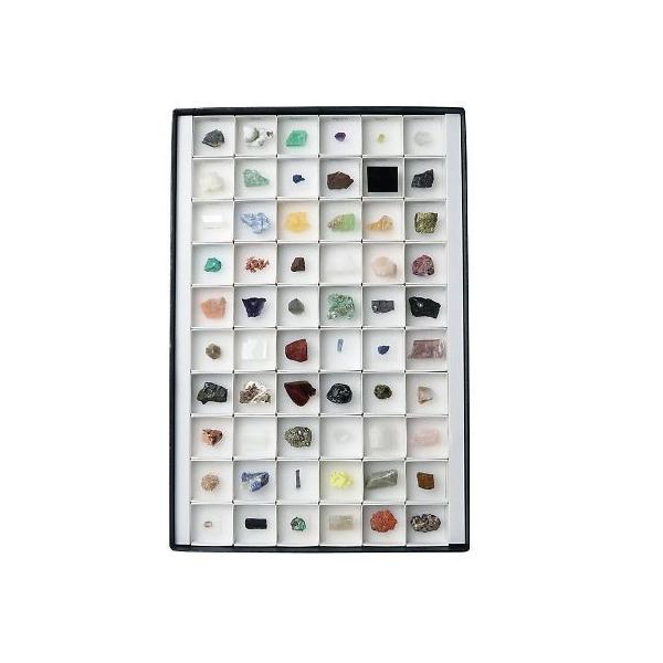●<商品詳細参考ページ>外部リンク：https://axel.as-1.co.jp/asone/d/3-655-06/●鉱物標本60種●入数：1セット●鉱物名、英名、分子構造、産地、説明を表記●※天然物のため、材料入手の都合によ...