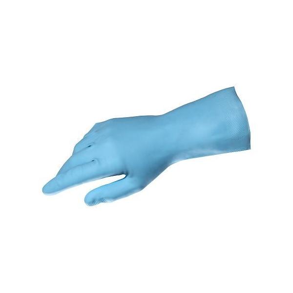 ●<商品詳細参考ページ>外部リンク：https://axel.as-1.co.jp/asone/d/4-2522-01/●サイズ：S●色：青●入数：1双●材質：ラテックス、綿（裏地）●左右別●全長：約305mm●厚み：約0.35...