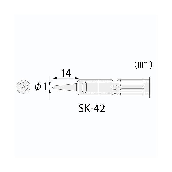●<商品詳細参考ページ>外部リンク：https://axel.as-1.co.jp/asone/d/61-0411-80/●事業者向け商品です。●パーツ名：コテ先(金属触媒内蔵)●質量(g)：6.6●適合コテ：SKM-40●生産...