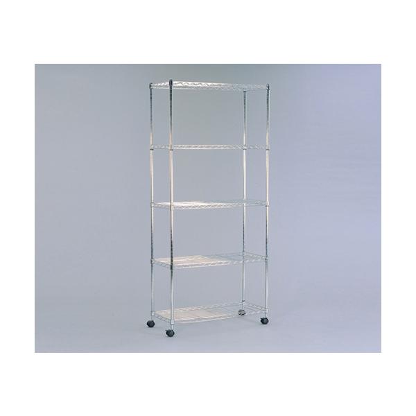 ●<商品詳細参考ページ>外部リンク：https://axel.as-1.co.jp/asone/d/61-0427-67/●事業者向け商品です。●素材：棚板・ポール：スチール(クロムメッキ仕上げ)、キャスター：ナイロン樹脂、固定...