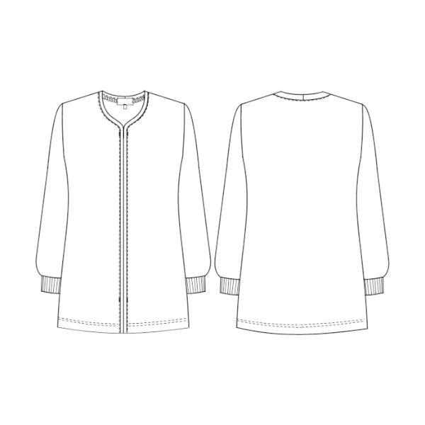 ●<商品詳細参考ページ>外部リンク：https://axel.as-1.co.jp/asone/d/61-0781-16/●生地：RJ●カラー：ブルー●サイズ：EL●入数：1枚●加工：制菌加工● 主な)機能：制電、吸水、防汚効果...