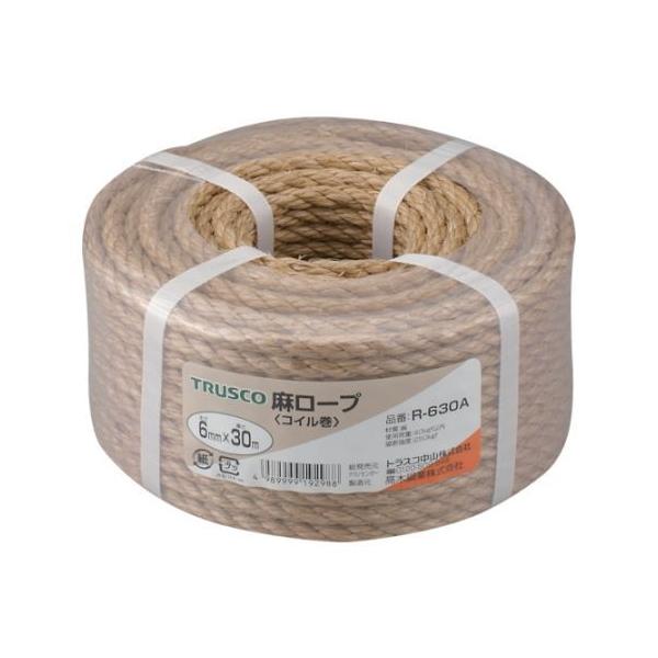 ●<商品詳細参考ページ>外部リンク：https://axel.as-1.co.jp/asone/d/61-2791-15/●色：茶●線径（mm）：6●長さ（m）：30●包装形態：バンド掛巻●3つ打●材質／仕上：麻（サイザル）●注...