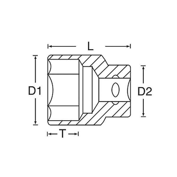 ●<商品詳細参考ページ>外部リンク：https://axel.as-1.co.jp/asone/d/61-4088-96/●事業者向け商品です。●差込角("SQ)：1/2●サイズ(mm)：24●全長(mm)：40●先端部ソケット...