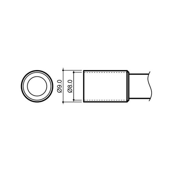 ●<商品詳細参考ページ>外部リンク：https://axel.as-1.co.jp/asone/d/61-4932-20/●事業者向け商品です。●ノズル内径(mm)：φ8.0●ノズル外径(mm)：φ9.0●適用製品：FM2029-01