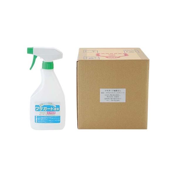 ●<商品詳細参考ページ>外部リンク：https://axel.as-1.co.jp/asone/d/61-6753-24/●事業者向け商品です。●容量：5L●材質1：アルコール成分●材質2：わさび抽出物●材質3：カラシ抽出物●抗菌：○