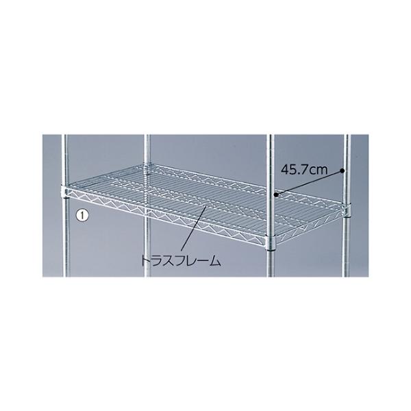 ●<商品詳細参考ページ>外部リンク：https://axel.as-1.co.jp/asone/d/61-7197-48/●事業者向け商品です。●素材：スチール製 クロームメッキ●サイズ：W90.7×D45.7cm●耐荷重：20...