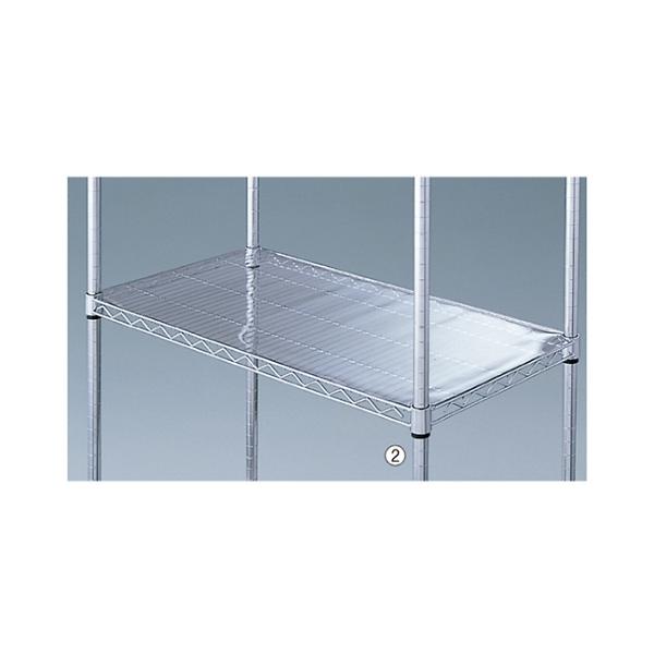 ●<商品詳細参考ページ>外部リンク：https://axel.as-1.co.jp/asone/d/61-7197-75/●事業者向け商品です。●素材：硬質塩化ビニル1.5mm厚●適応ラック：182.2×D45.7cm用●※ディ...