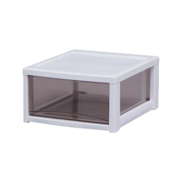 ●<商品詳細参考ページ>外部リンク：https://axel.as-1.co.jp/asone/d/61-8850-33/●事業者向け商品です。●引出し：1●キャスター：なし●色：ホワイト/クリアブラウン●引出し色：クリアブラウ...
