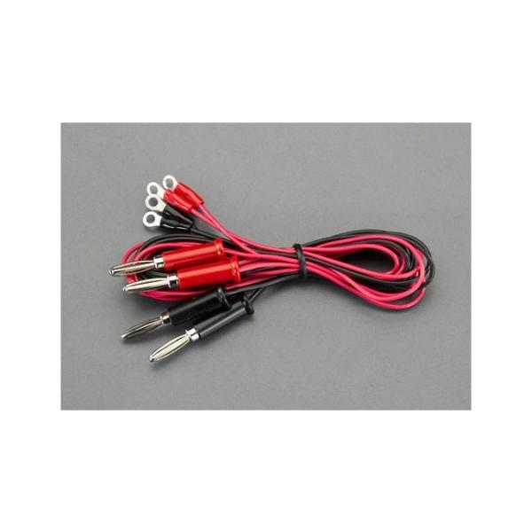 ●<商品詳細参考ページ>外部リンク：https://axel.as-1.co.jp/asone/d/61-8981-33/●絶縁耐圧：AC2000V1分以上●リード線：0.3mm2●全長：1000mm●丸端子⇔バナナプラグ●赤、...