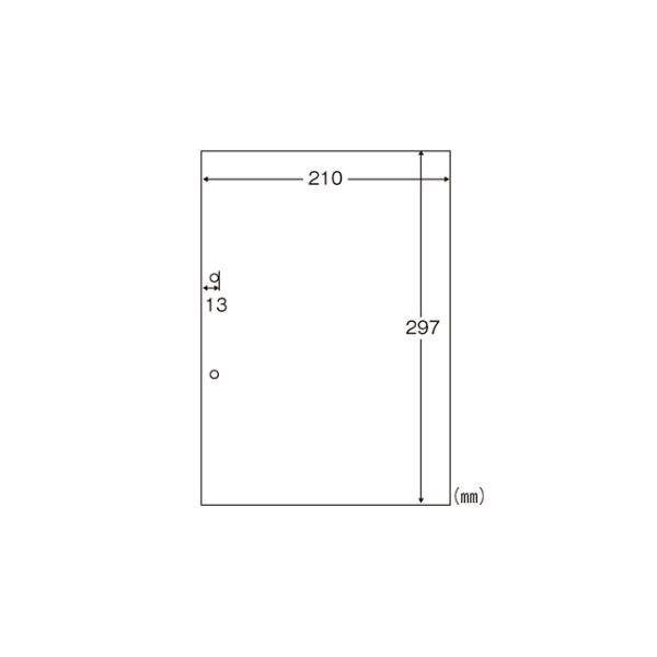 ●<商品詳細参考ページ>外部リンク：https://axel.as-1.co.jp/asone/d/61-9352-96/●事業者向け商品です。●規格：A4判1面白紙●1片寸法：縦297×横210mm●穴数：2穴●穴間隔：80m...