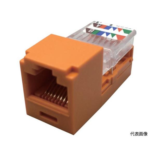 ●<商品詳細参考ページ>外部リンク：https://axel.as-1.co.jp/asone/d/62-0157-28/●事業者向け商品です。●色：オレンジ●適合ケーブル：AWG22〜24の単線●カテゴリ3、5、5e　に対応し...