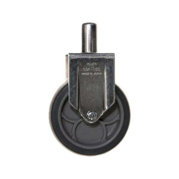 ●<商品詳細参考ページ>外部リンク：https://axel.as-1.co.jp/asone/d/62-2581-63/●事業者向け商品です。●許容荷重（kgf）：61.2●車輪径（mm）：100●車輪幅（mm）：27●取付高...