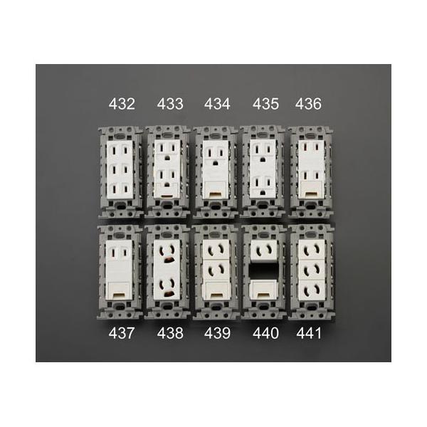 ●<商品詳細参考ページ>外部リンク：https://axel.as-1.co.jp/asone/d/62-2675-18/●サイズ：50.1×110mm●定格容量：15A・125V●極数：2P×2個(アースターミナル付)●絶縁枠...