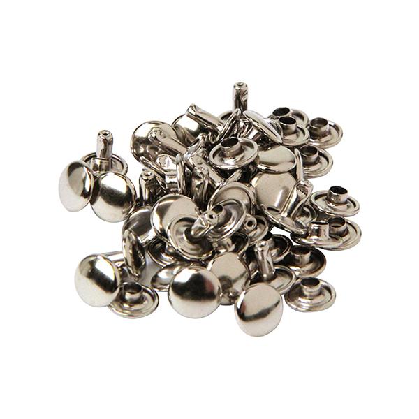 ●<商品詳細参考ページ>外部リンク：https://axel.as-1.co.jp/asone/d/62-2885-84/●カシメ玉径：9.0mm●最大取付厚：約3〜5mm●下穴サイズ：3.0mm●足の長さ：8.0mm●入数：3...