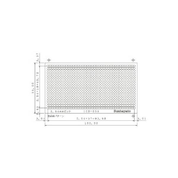 ●<商品詳細参考ページ>外部リンク：https://axel.as-1.co.jp/asone/d/62-3415-19/●事業者向け商品です。●入数：1枚●サイズ：55×100mm●穴径：0.9φ●材質・板厚：片面・ガラスエポ...