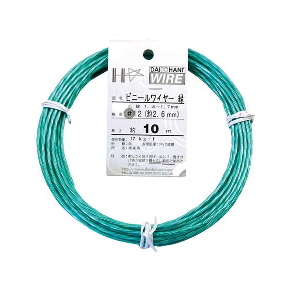 ●<商品詳細参考ページ>外部リンク：https://axel.as-1.co.jp/asone/d/63-1984-86/●事業者向け商品です。●線径（mm）：2.6●被覆カラー：緑●番手：12●線芯（mm）：1.8●長さ（m）...