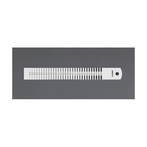●<商品詳細参考ページ>外部リンク：https://axel.as-1.co.jp/asone/d/63-3253-74/●サイズ：20（W）×0.3（D）×165（H）mm●測定範囲：0.10/2.20mm●事業者向け商品です。