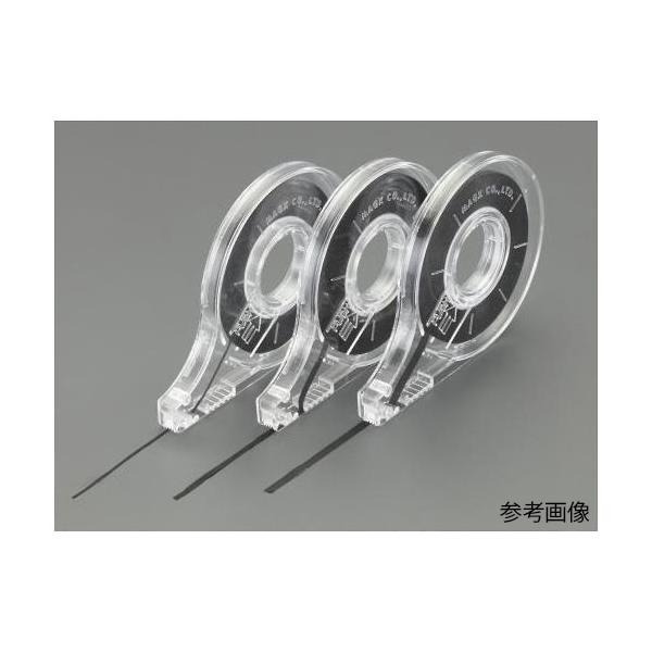 ●<商品詳細参考ページ>外部リンク：https://axel.as-1.co.jp/asone/d/63-3256-61/●カラー：黒●材質：テープ／クレープ紙●テープ厚み：約0.15mm●幅：3mm●長さ：13m●事業者向け商...