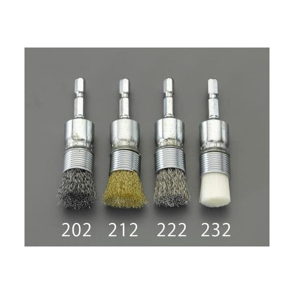 ●<商品詳細参考ページ>外部リンク：https://axel.as-1.co.jp/asone/d/63-3265-37/●軸径：1/4"（6.35mm）●材質：ナイロン●ブラシサイズ：外径／15mm、線径／0.5mm、毛丈／3...