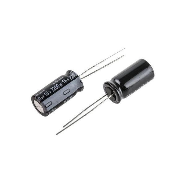 ●<商品詳細参考ページ>外部リンク：https://axel.as-1.co.jp/asone/d/63-5043-04/●事業者向け商品です。●入数：1袋（5個入）●静電容量：2200μF●取り付けタイプ：スルーホール●寸法：...