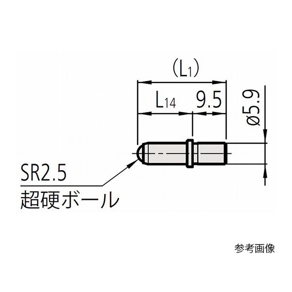 ●<商品詳細参考ページ>外部リンク：https://axel.as-1.co.jp/asone/d/63-7260-26/●事業者向け商品です。●適応機種：CG-60AX、CG-150AX、CG160AX●ボール形状：SR2.5...