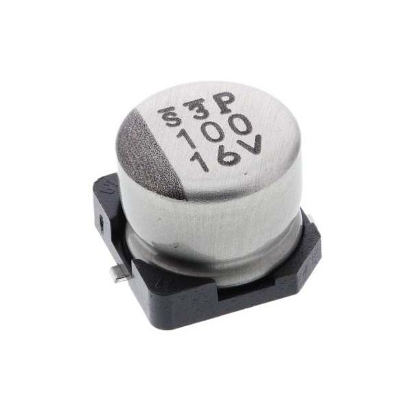 ●<商品詳細参考ページ>外部リンク：https://axel.as-1.co.jp/asone/d/63-7781-74/●入数：1袋（10個入）●静電容量：100μF●取り付けタイプ：表面実装●寸法：6.3　（Dia.）　x　...