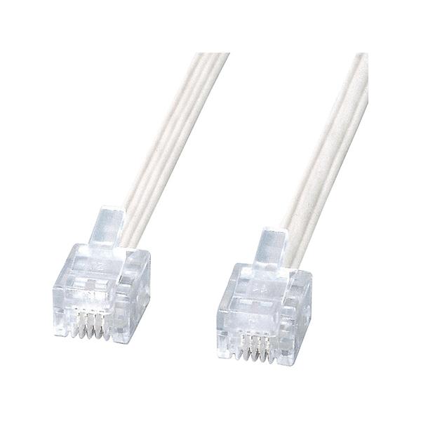 ●<商品詳細参考ページ>外部リンク：https://axel.as-1.co.jp/asone/d/64-0894-42/●事業者向け商品です。●NTT端子結線準拠。（両端のプラグは、一方が逆さまに取り付けられています。）●※但...