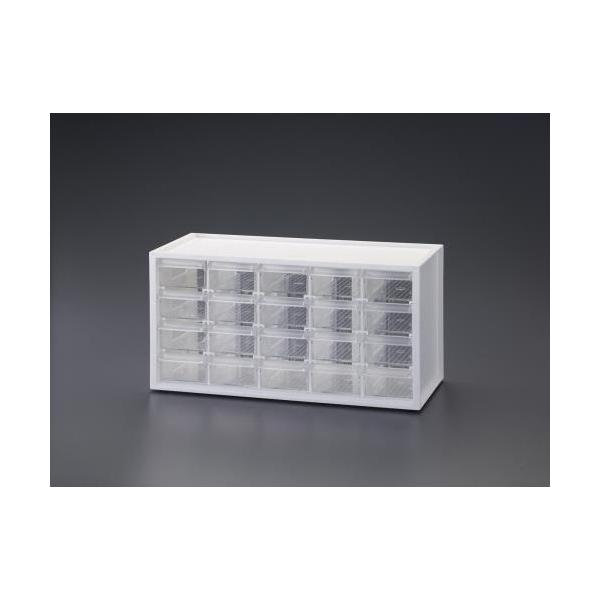 ●<商品詳細参考ページ>外部リンク：https://axel.as-1.co.jp/asone/d/64-2288-87/●サイズ（W×D×H）mm：374×152×187●引出し：4段×5列（引出し数／20個）●引出しサイズ（...