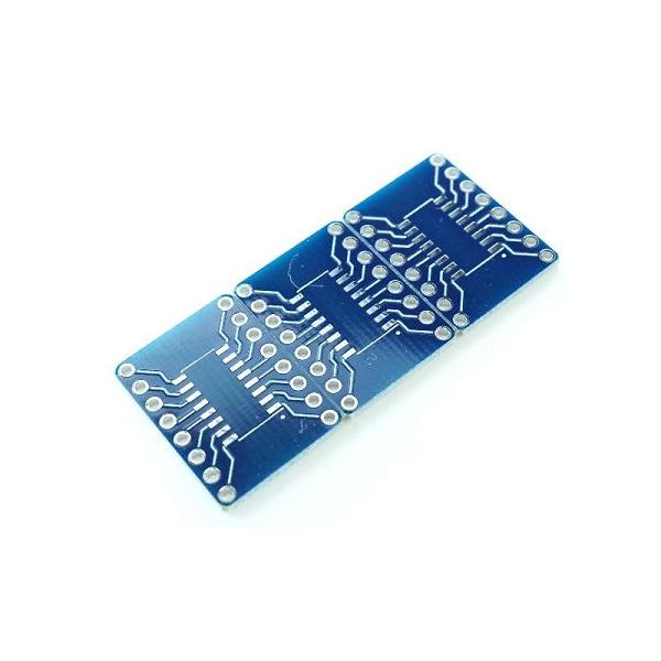 ●<商品詳細参考ページ>外部リンク：https://axel.as-1.co.jp/asone/d/64-5582-76/●事業者向け商品です。●SOP-16のピッチを2.54ピッチに変換する基板●中央に配置したSOP-16パッ...