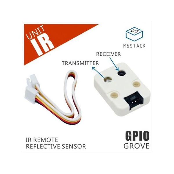 ●<商品詳細参考ページ>外部リンク：https://axel.as-1.co.jp/asone/d/64-5636-22/●事業者向け商品です。●M5Stackに接続して使用する赤外線発信器と受信器を搭載したユニットです。赤外線...