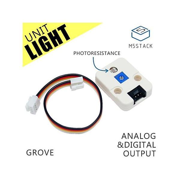 ●<商品詳細参考ページ>外部リンク：https://axel.as-1.co.jp/asone/d/64-5636-25/●事業者向け商品です。●環境光の強度を検出するM5Stack用光センサユニットです。10KΩの閾値調整抵抗...