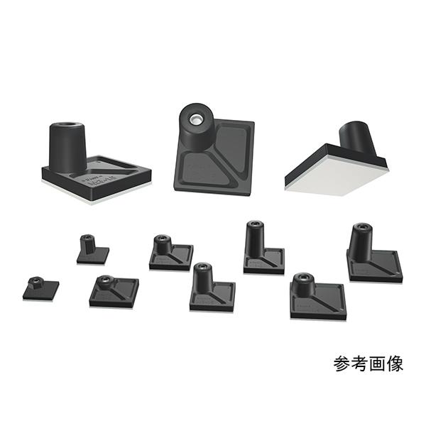 ●<商品詳細参考ページ>外部リンク：https://axel.as-1.co.jp/asone/d/64-8091-11/●基台材質：ナイロン66（UL94V-2）●色：ブラック●ナット・付属ビス●材質：鉄（三価クロメート処理）...