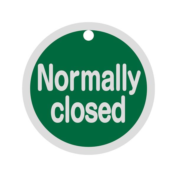 ●<商品詳細参考ページ>外部リンク：https://axel.as-1.co.jp/asone/d/64-9300-58/●事業者向け商品です。●表示内容：Normally　closed（常時閉）●サイズ：50mm丸×厚さ1mm...