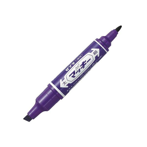 ●<商品詳細参考ページ>外部リンク：https://axel.as-1.co.jp/asone/d/65-0492-07/●インク色：紫●線幅：太字角芯6mm、細字丸芯1.5から2.0mm●インク種類：油性染料インク●仕様：ツイ...