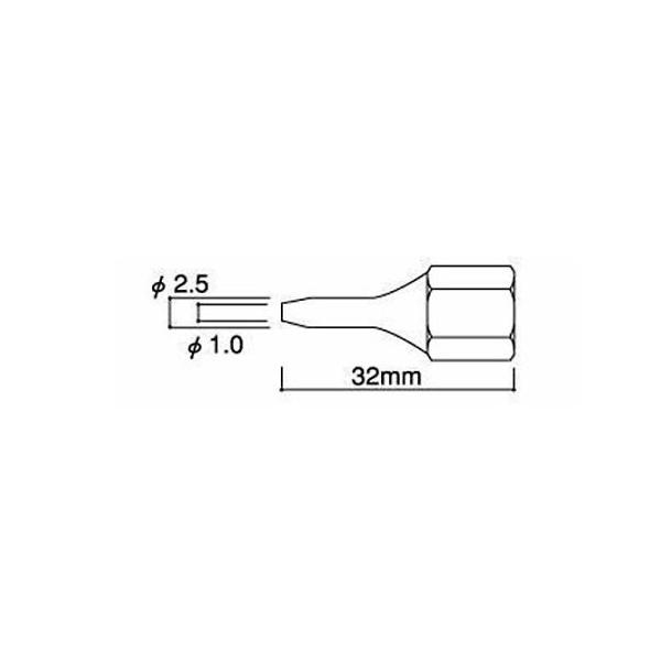 ●<商品詳細参考ページ>外部リンク：https://axel.as-1.co.jp/asone/d/65-2113-56/●事業者向け商品です。●[EA305HF-2用]ノズル●サイズ：φ1.0×32mm