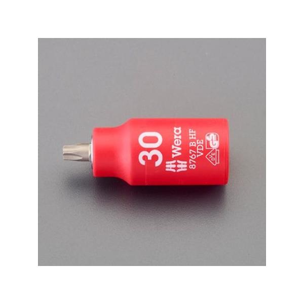 ●<商品詳細参考ページ>外部リンク：https://axel.as-1.co.jp/asone/d/65-2144-52/●事業者向け商品です。●サイズ：T30●全長（mm）：55●差込角：3/8"●外径：23mm●1000V絶縁