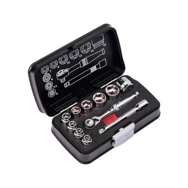 ●<商品詳細参考ページ>外部リンク：https://axel.as-1.co.jp/asone/d/65-2605-66/●事業者向け商品です。●差込角（mm）：6.35●セット内容（点）：11●ケース寸法（mm）間口：132●...