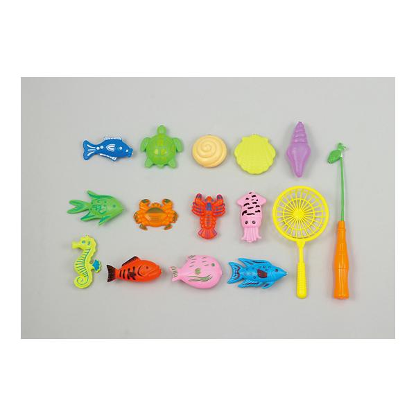 ●<商品詳細参考ページ>外部リンク：https://axel.as-1.co.jp/asone/d/65-9021-02/●事業者向け商品です。●商品サイズ：竿／約250mm、網／85×170mm●セット内容：魚13種類、網1つ...