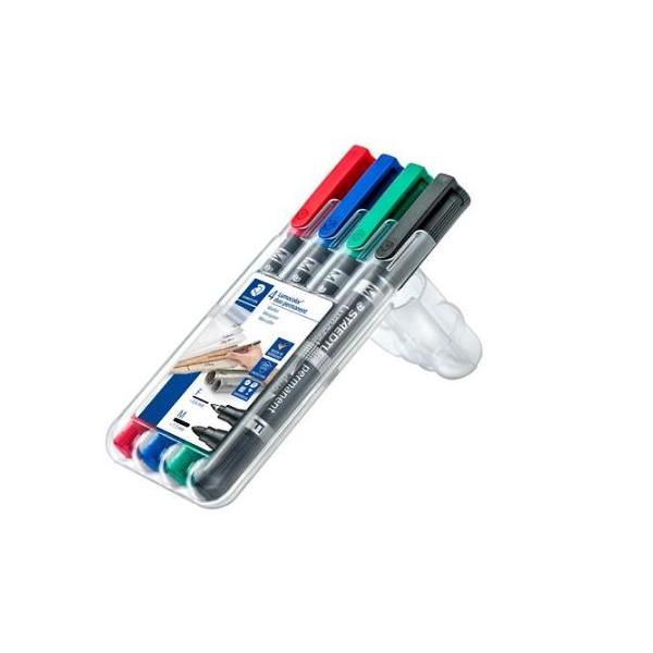 ●<商品詳細参考ページ>外部リンク：https://axel.as-1.co.jp/asone/d/67-5288-32/●事業者向け商品です。●メーカー：ステッドラー（STAEDTLER）●型番：348 WP4●インク色：黒、...