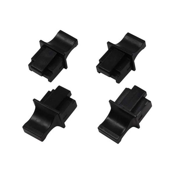 ●<商品詳細参考ページ>外部リンク：https://axel.as-1.co.jp/asone/d/67-9231-86/●事業者向け商品です。●RJ-45用●材質：ABS●カラー：ブラック●入り数：4個入