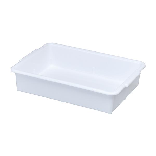 ●<商品詳細参考ページ>外部リンク：https://axel.as-1.co.jp/asone/d/7-4575-01/●色：ホワイト●幅×奥行×高さ(mm)：365×275×80●材質：PP(ポリプロピレン)●有効内寸法：W3...