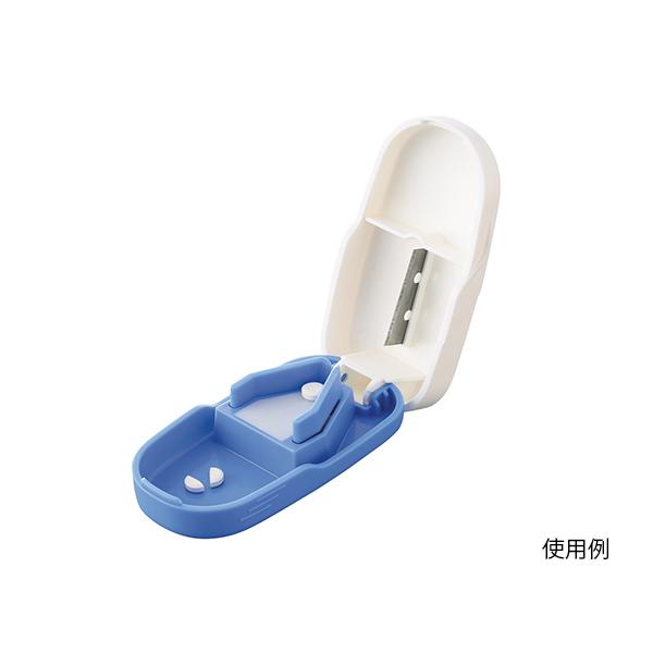 ●<商品詳細参考ページ>外部リンク：https://axel.as-1.co.jp/asone/d/7-8462-01/●サイズ（mm）：83×44×23●材質：本体／ABS樹脂・TPR、刃／ステンレス（SUS420）●適合錠剤...