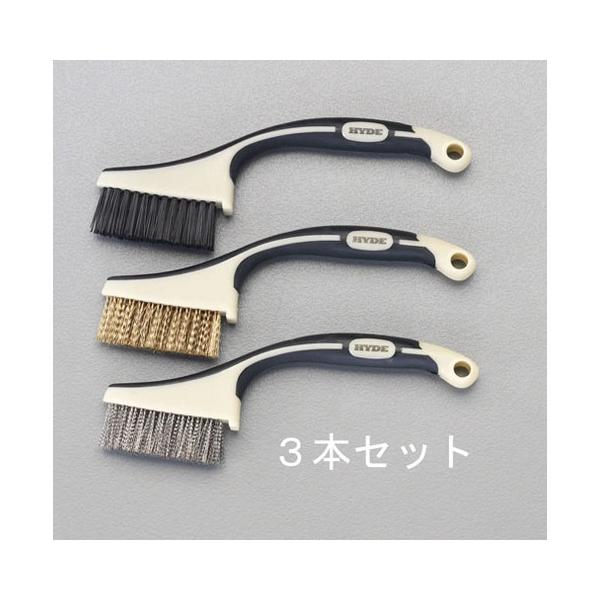 ●<商品詳細参考ページ>外部リンク：https://axel.as-1.co.jp/asone/d/78-0007-68/●＜セット内容＞：3本組●ブラシ（ナイロン）●ブラシ（真鍮）●ブラシ（ステンレス）●用途：汚れや塗料剥がし...