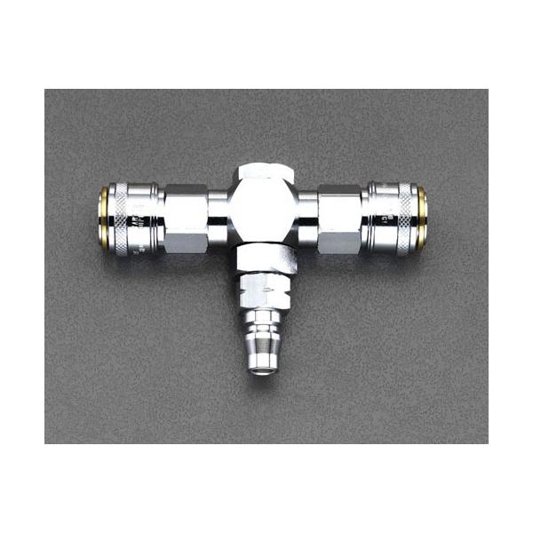 ●<商品詳細参考ページ>外部リンク：https://axel.as-1.co.jp/asone/d/78-0039-48/●使用圧力…1.0MPa●材質…鋼鉄・真鍮●サイズ…20型プラグ式●取出し口…ソケット×2（ワンプッシュ式...