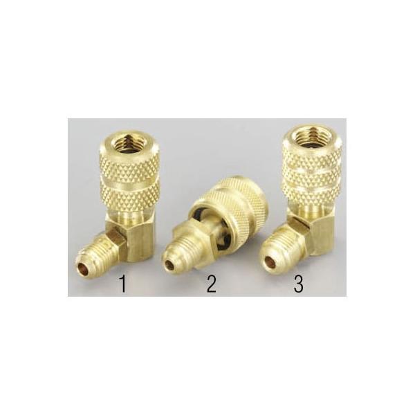 ●<商品詳細参考ページ>外部リンク：https://axel.as-1.co.jp/asone/d/78-0103-90/●メスねじ側がクイックシールタイプになっております。●チャージングホース先端に取り付けることで冷媒の吹き出...