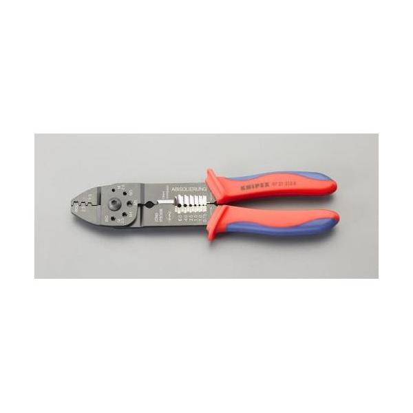 ●<商品詳細参考ページ>外部リンク：https://axel.as-1.co.jp/asone/d/78-0234-72/●メーカー：KNIPEX（クニペックス）●型番：9721215B●対応端子：差込端子用（6.3mm幅）●圧...