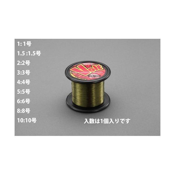 ●<商品詳細参考ページ>外部リンク：https://axel.as-1.co.jp/asone/d/78-0411-17/●サイズ：3号●径：0.29mm●全長：600m●重量：150g●引っ張り強度：5.4kg●フッ素樹脂コー...