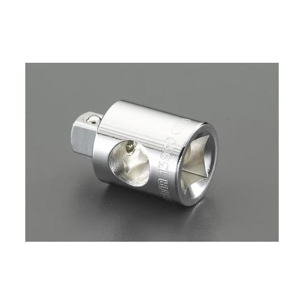 ●<商品詳細参考ページ>外部リンク：https://axel.as-1.co.jp/asone/d/78-0476-42/●差込角：1/2”●メス：1/2”●オス：3/8”●全長：40mm●全体に設けられた差し込み穴にはEA68...