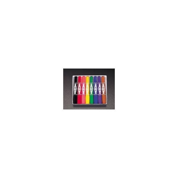 ●<商品詳細参考ページ>外部リンク：https://axel.as-1.co.jp/asone/d/78-0571-22/●＜セット内容＞：8本セット　黒、青、赤、緑、黄、紫、桃、茶●太/細両用●線幅：太：6.0mm、細：1.5...