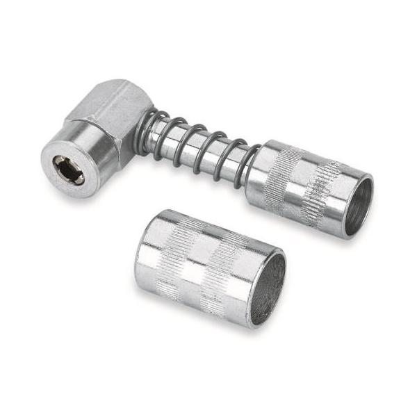 ●<商品詳細参考ページ>外部リンク：https://axel.as-1.co.jp/asone/d/78-1058-05/●適用グリースガン：EA991CN-2、-3、-4、-6、-10（かみ込み式カプラータイプ）●仕様：90°...